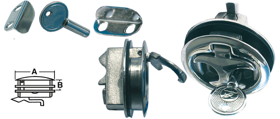 Incuietoare cu inel de ridicare 60mm