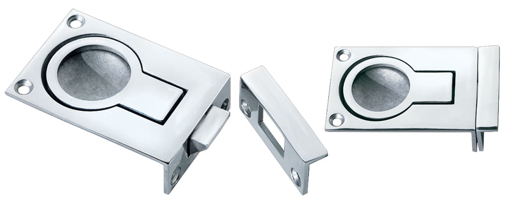 Incuietoare din inox cu inel de ridicare