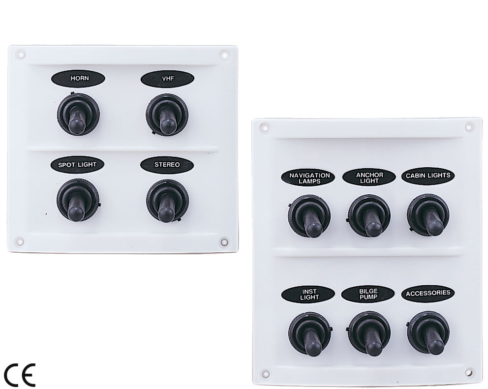 Panou electric impermeabil cu 4 comutatoare