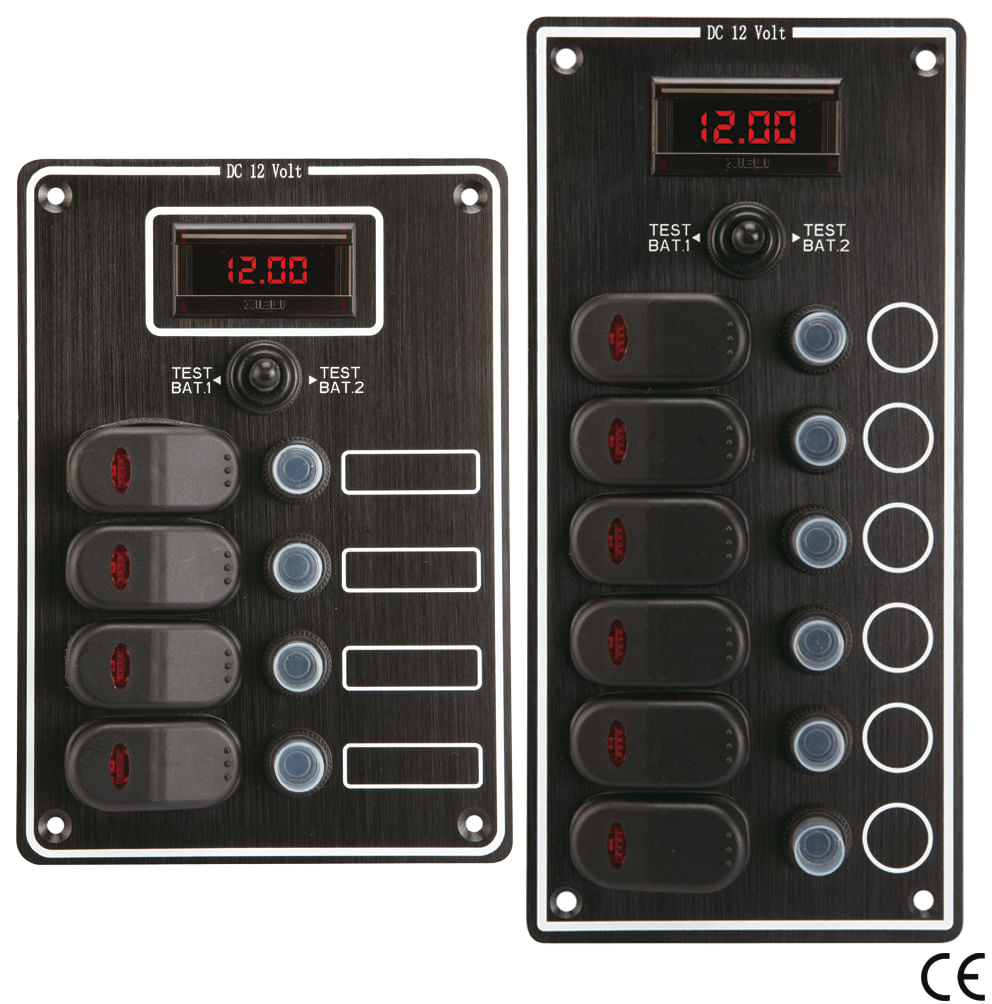 Panou electric LED cu 4 intrerupatoare impermeabile