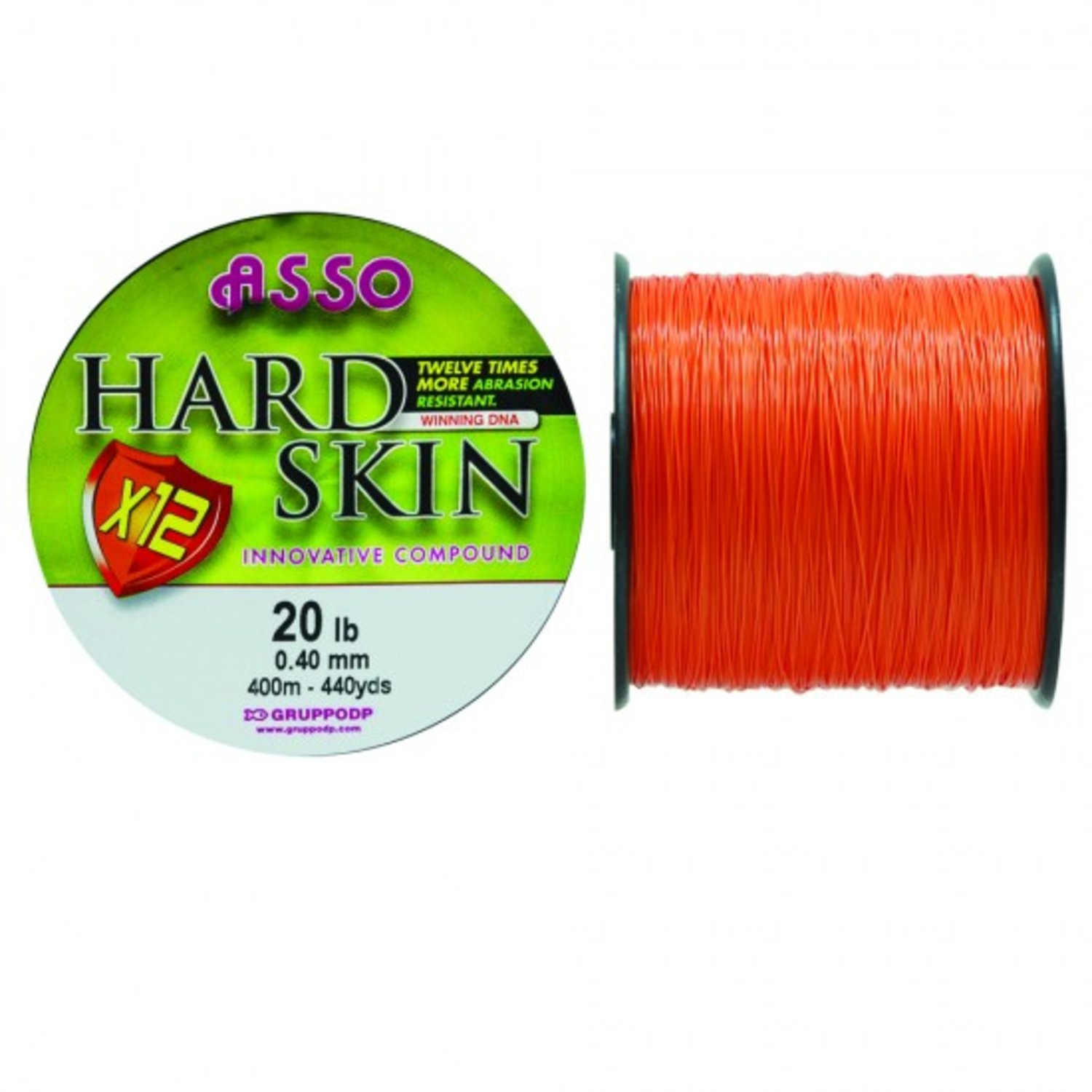 Fir ASSO Hard Skin Solid Red 0.22mm 2400m
