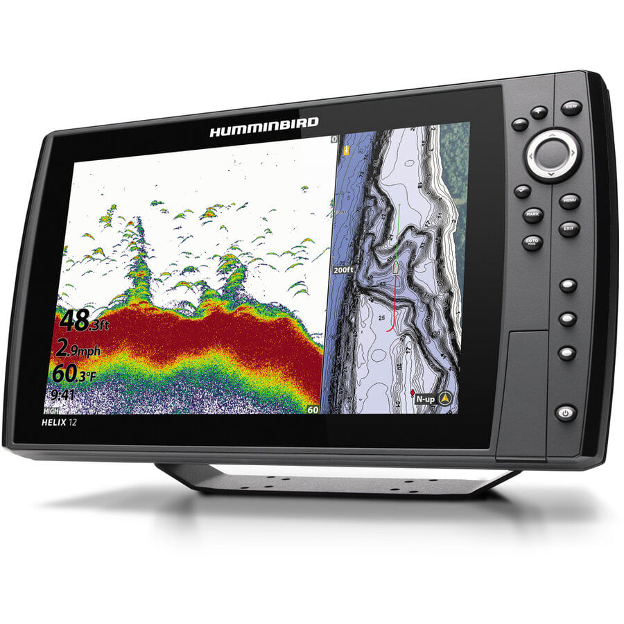 Humminbird Helix 12 Chirp Mega Di+, Chirp 2D, Gps, G4N, W/O Transducer