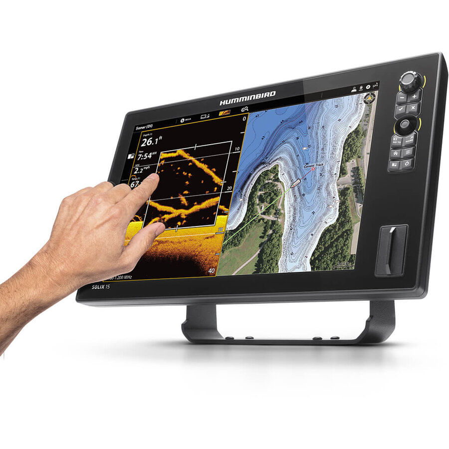 Humminbird Solix 15 Chirp Mega Si+, Di+, Chirp 2D, Gps G3