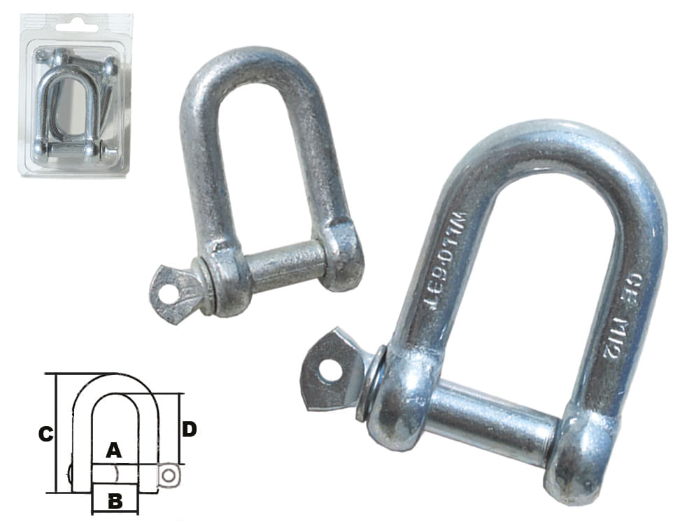 Ocheti otel zincat GFN cu arc pentru ancore