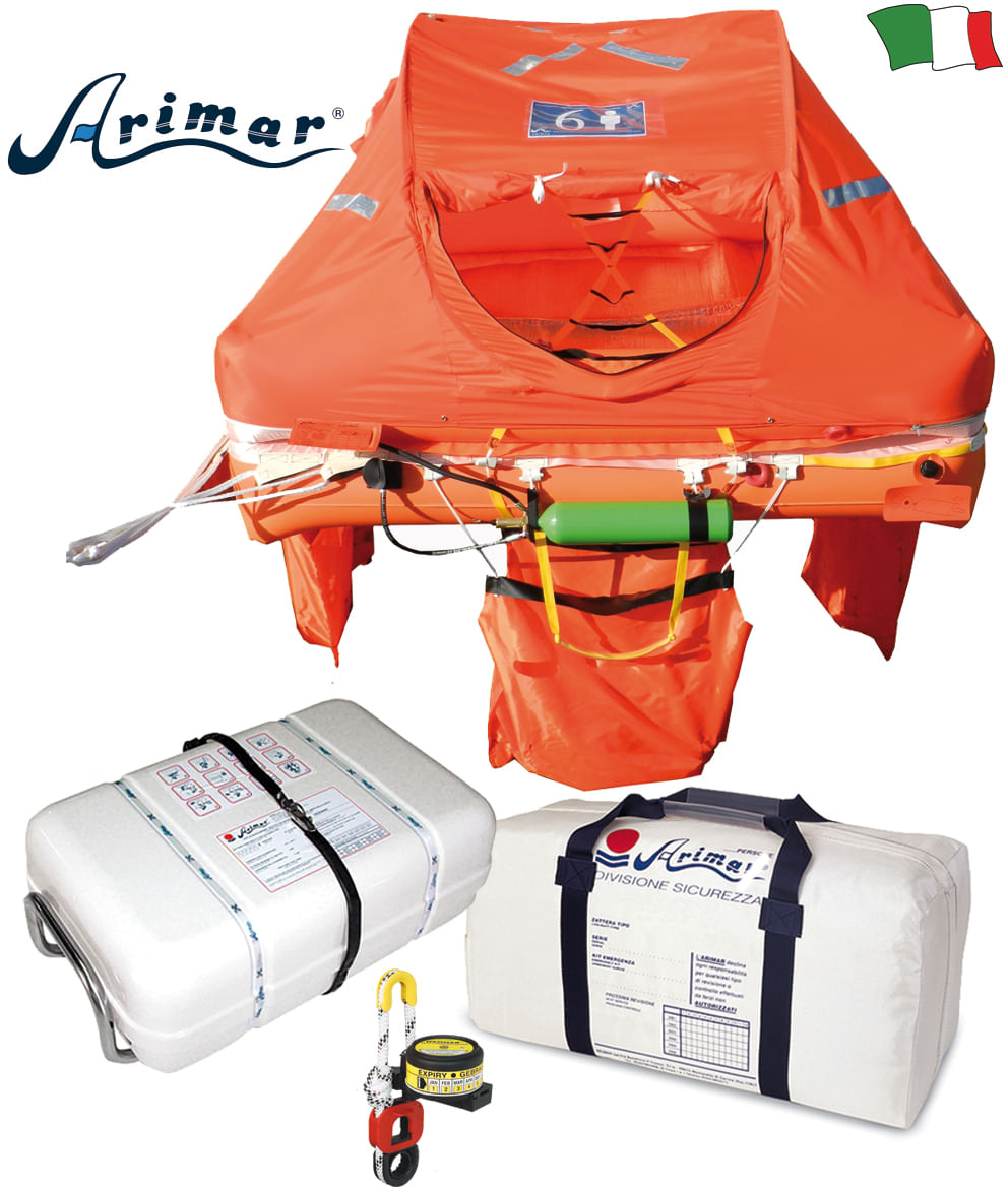 Pluta de salvare Oceanus pentru barca de agrement